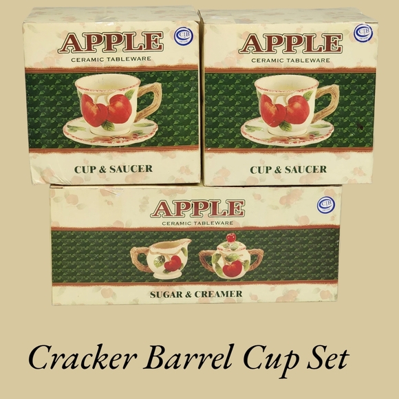 Cracker Barrel | Dining | Cracker Barrel Cup Set | Poshmark